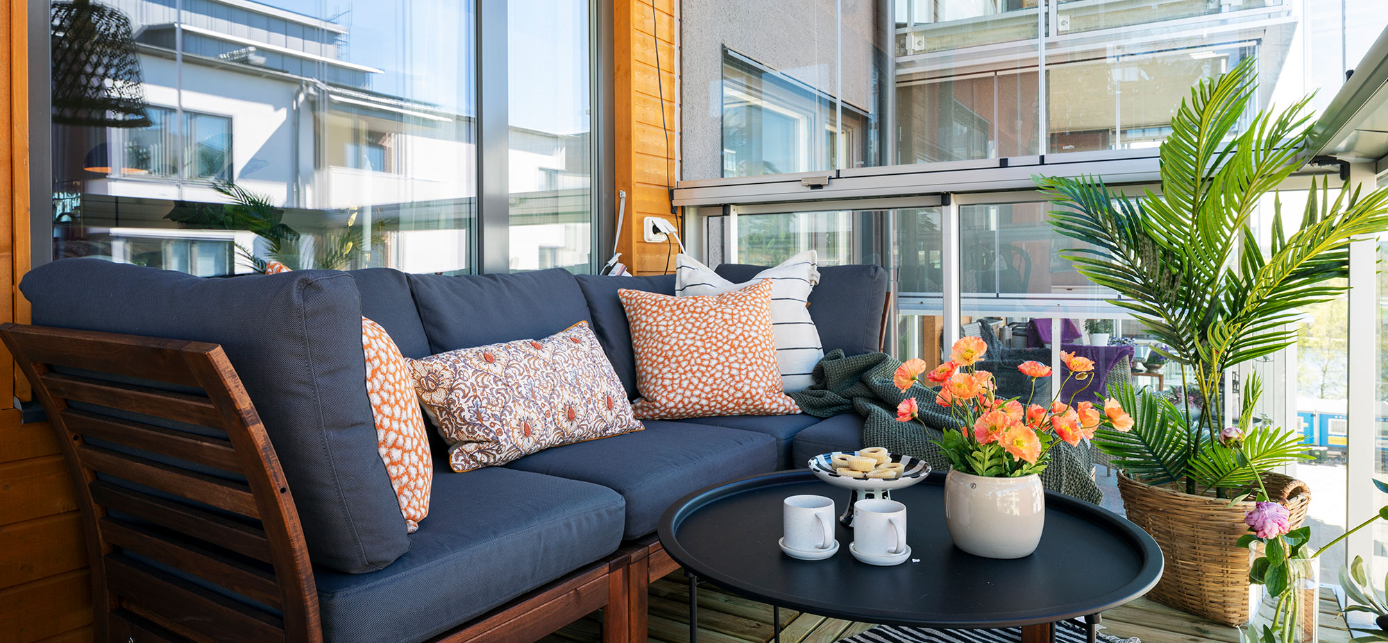 Inglasad balkong - Skebo